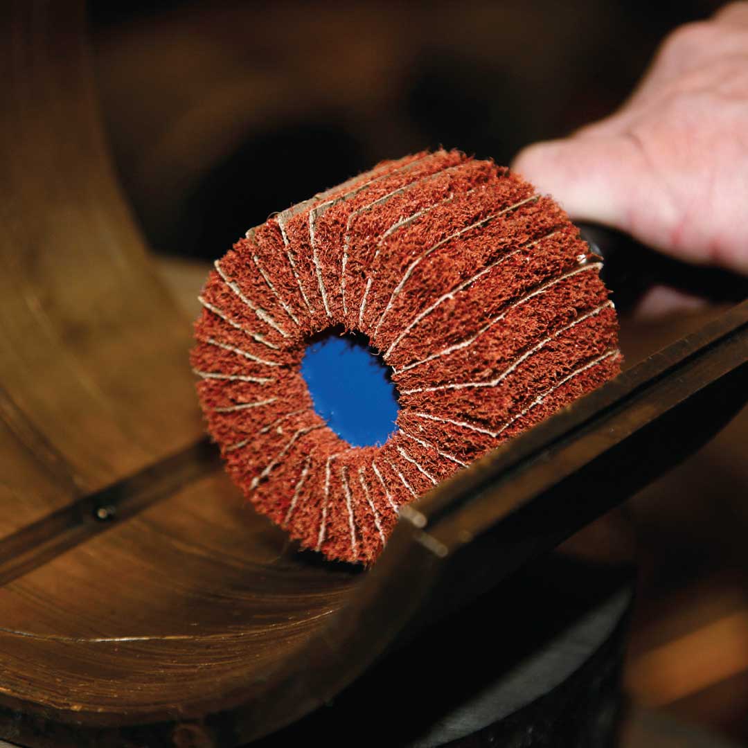 CSC Ceramic Combi 60 grit flap wheel 80mm x 50mm x 6mm - Abrasive ...