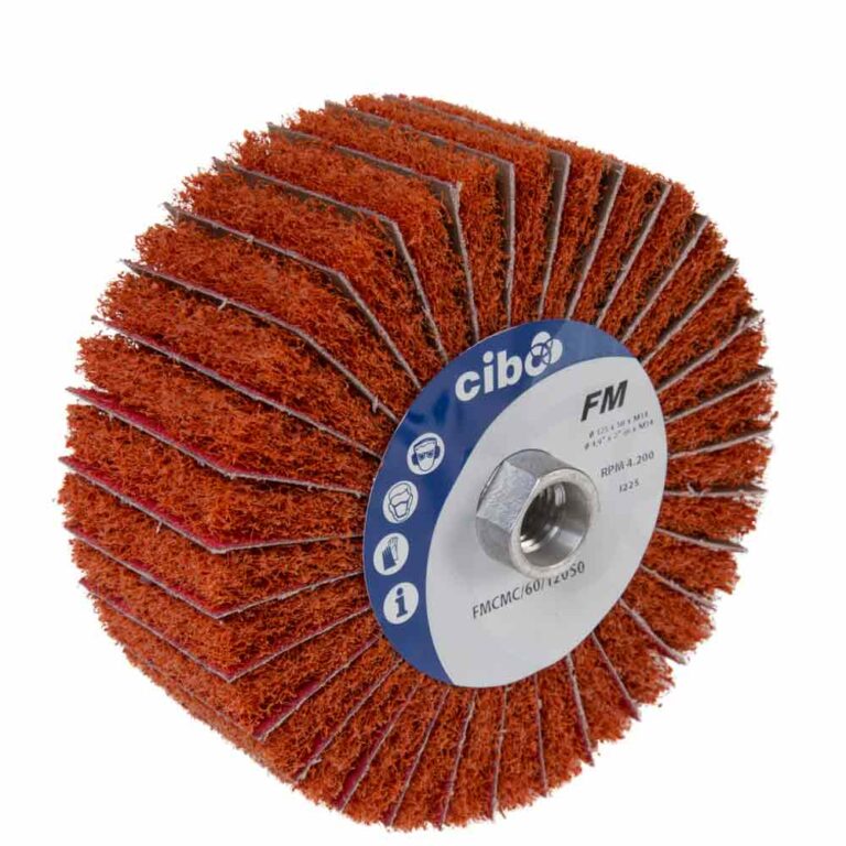 FMCMC Combi 60 grit Flap wheel 120mm x 50mm x M14 - CERAMIC - Abrasive ...