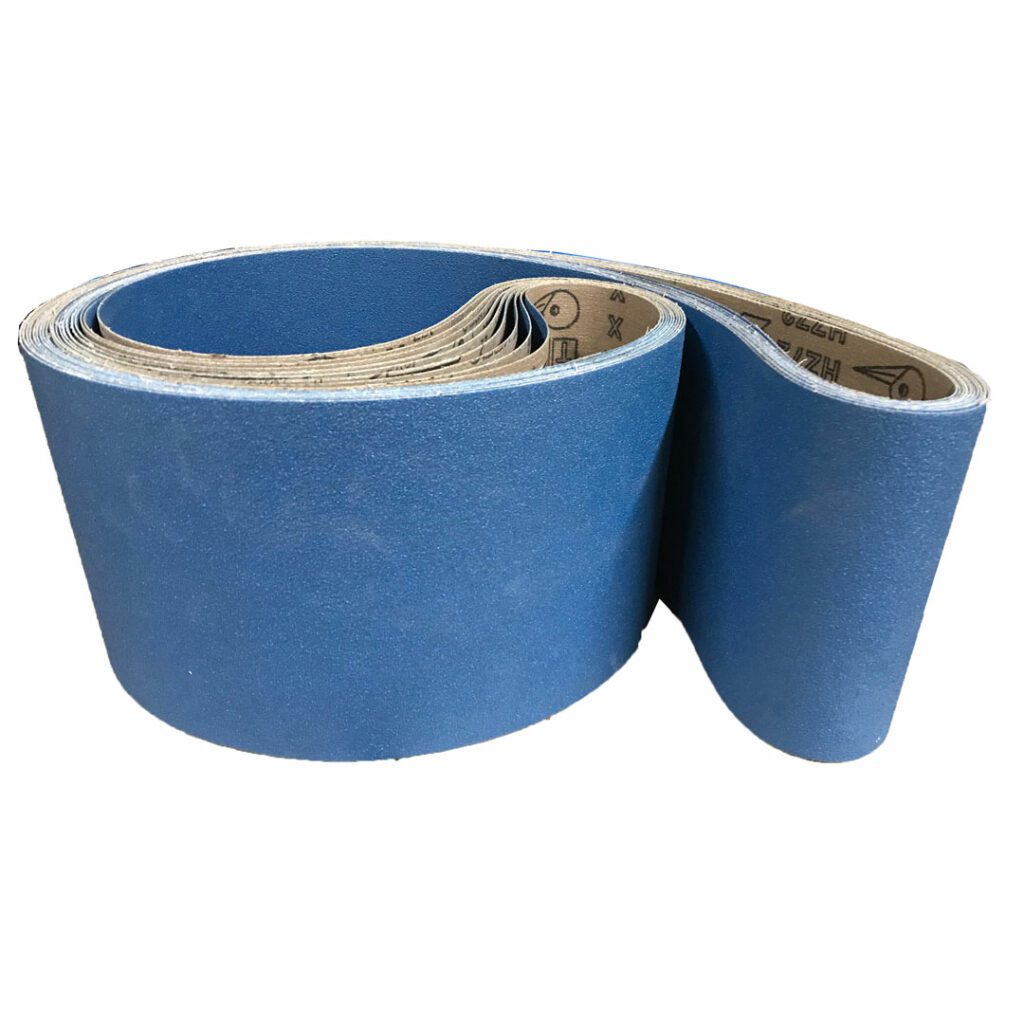 TX52 Al ox 80 grit belt 1090mm x 150mm - Abrasive Finishing Systems