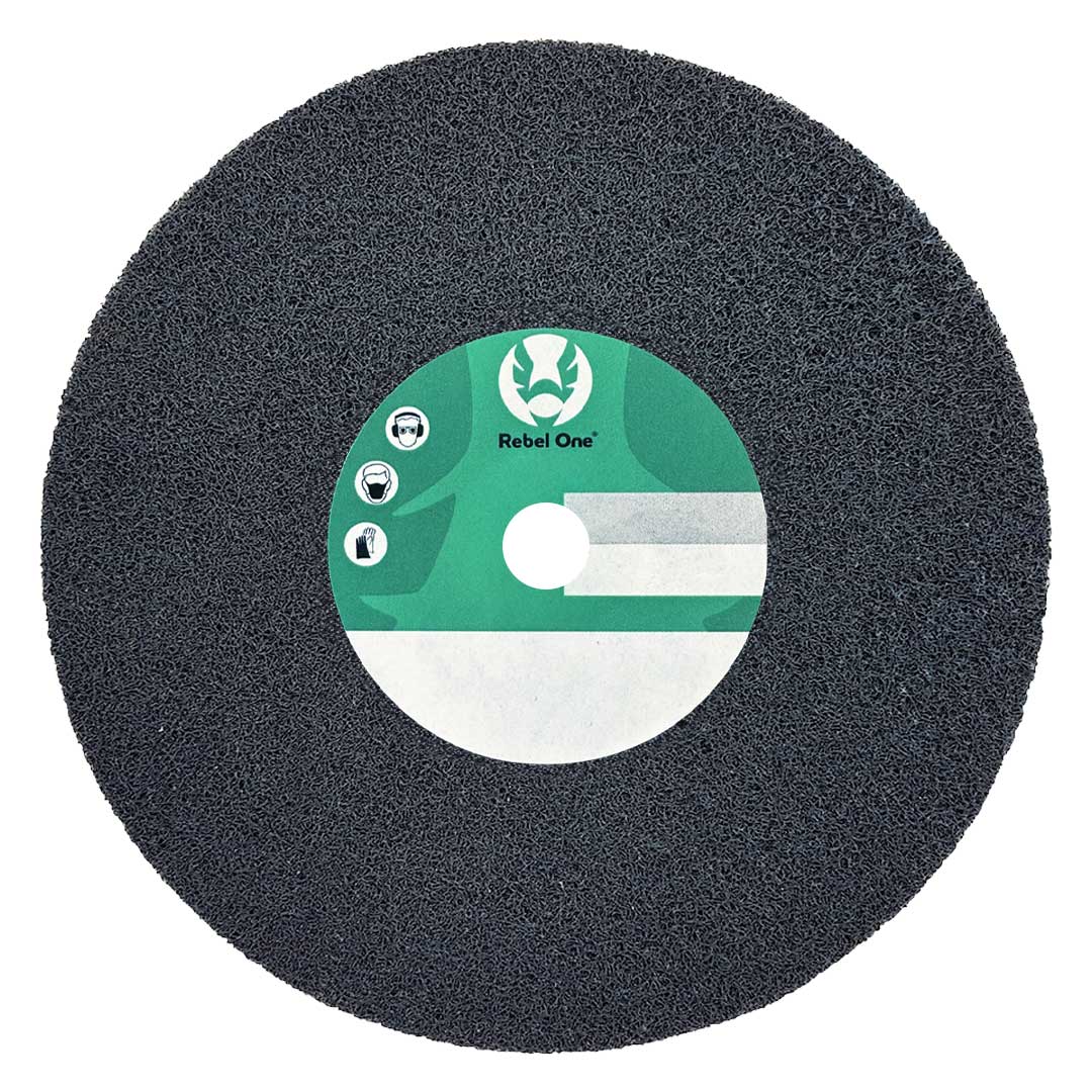 Unitised SA5 wheel 150mm x 25mm x 12.7mm bore - Abrasive Finishing Systems