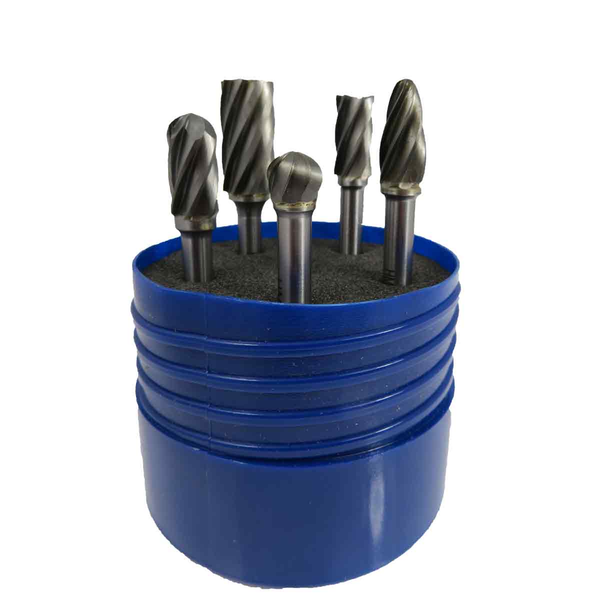 5 piece Carbide Burr set 5 shapes for Welding Preparation - Abrasive ...